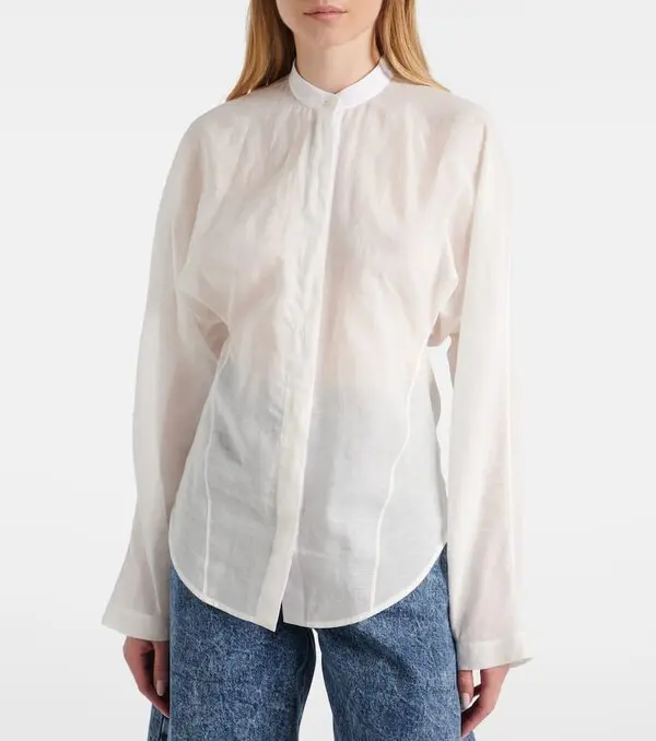 Alaïa Cotton And Linen Shirt