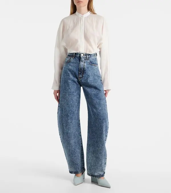 Alaïa Cotton And Linen Shirt