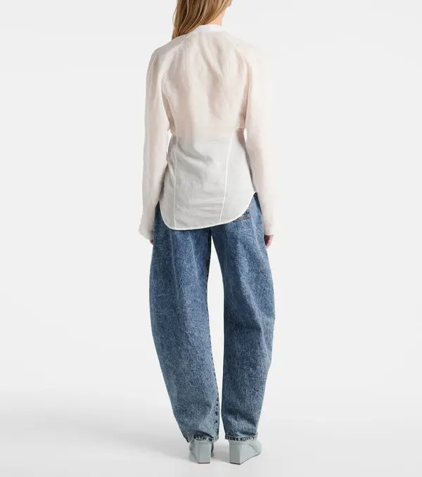 Alaïa Cotton And Linen Shirt