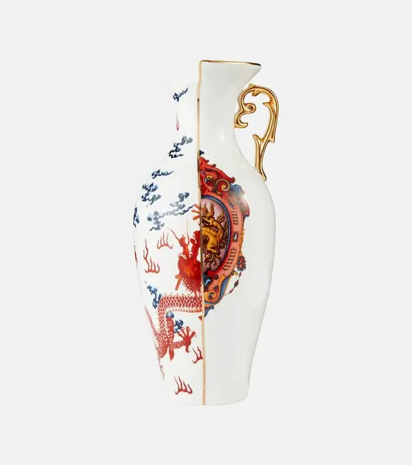 SELETTI Hybrid Adelma Porcelain Vase - White