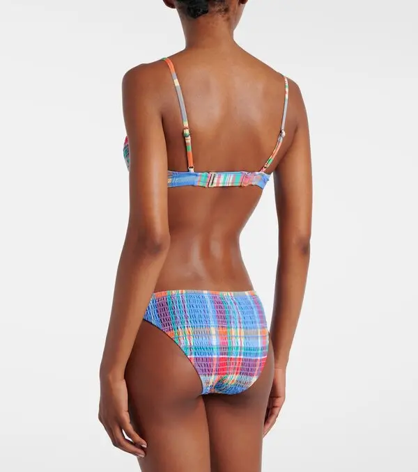 Polo Ralph Lauren Devin Hipster Checked Bikini Bottoms