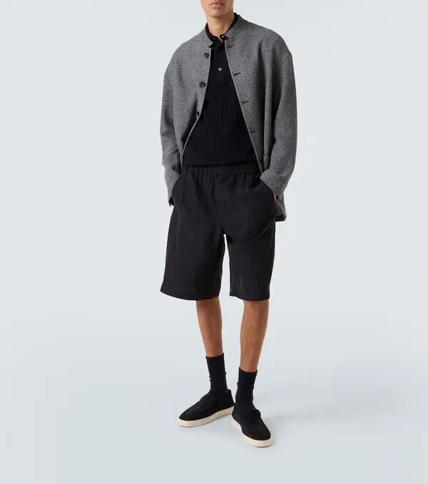 Giorgio Armani Canvas Bermuda Shorts