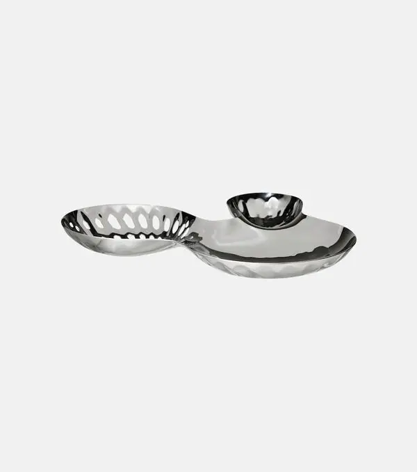 ZAHA HADID DESIGN Cell Stainless Steel Bowl - Silver