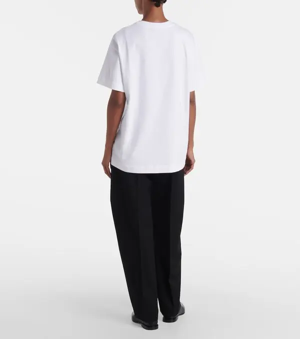 Givenchy Paris Logo Cotton Jersey T-shirt - White