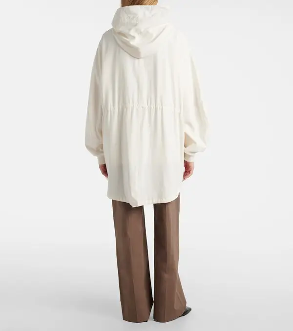 THE ROW Kemetina Silk Raincoat