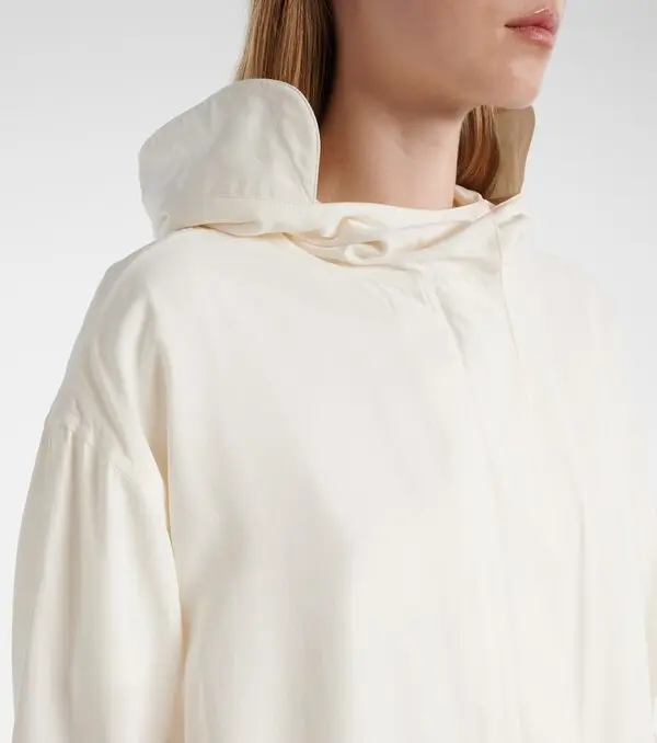 THE ROW Kemetina Silk Raincoat