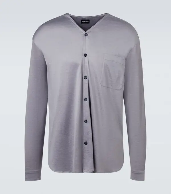 Giorgio Armani Silk And Cotton Shirt