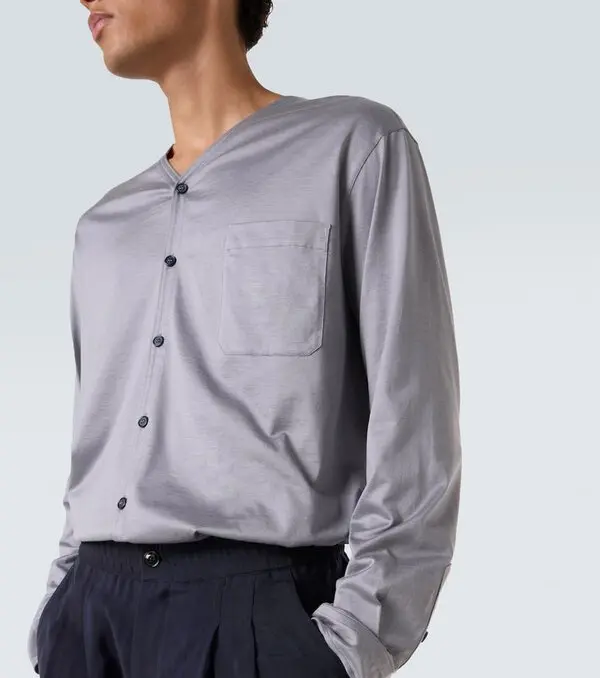 Giorgio Armani Silk And Cotton Shirt