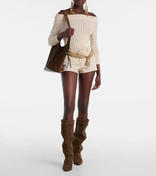 Isabel Marant Étoile Elita Suede Knee-high Boots - Brown