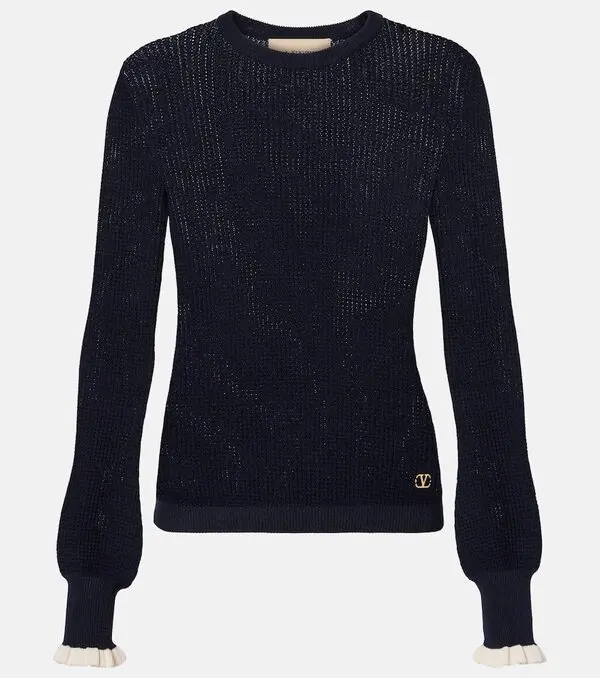 Valentino Garavani Cotton-blend Pullover