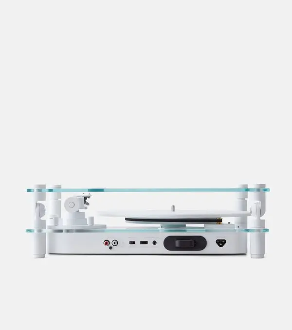 TRANSPARENT Turntable - White
