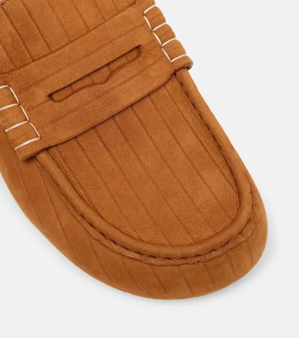 JW Anderson Stitch Suede Mules
