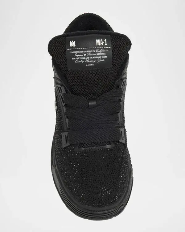 Amiri Ma 1 Crystal Embellished Sneakers