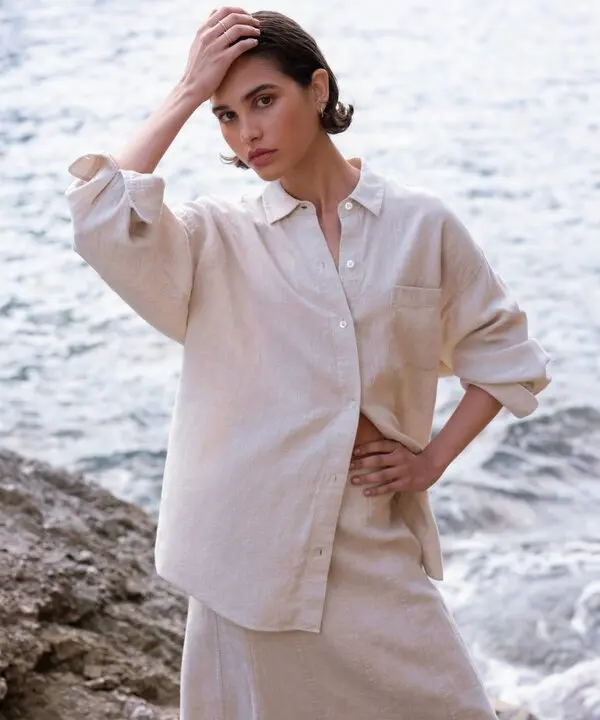 Jenni Kayne Linen Colby Shirt