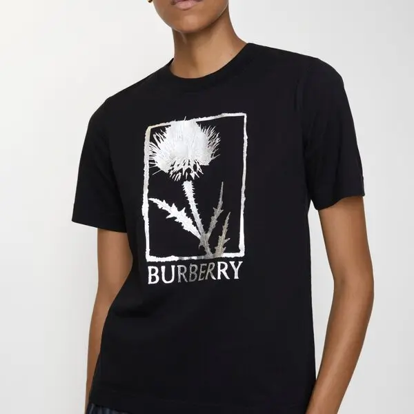 Burberry Thistle Cotton T-shirt