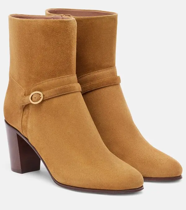 Valentino Garavani Pattie 75 Suede Ankle Boots