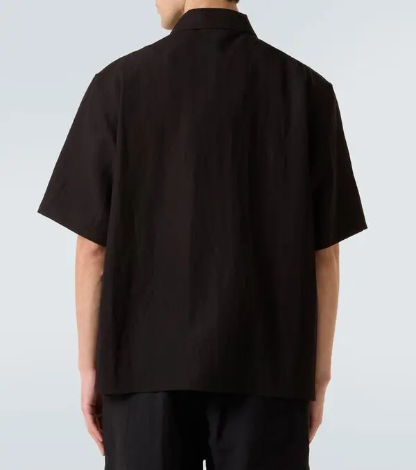 Commas Embroidered Shirt - Black