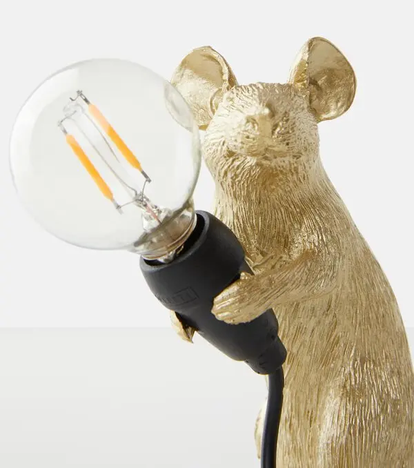 SELETTI Mouse Table Lamp Marcantonio Raimondi Malerba, Eu And Usb Plug