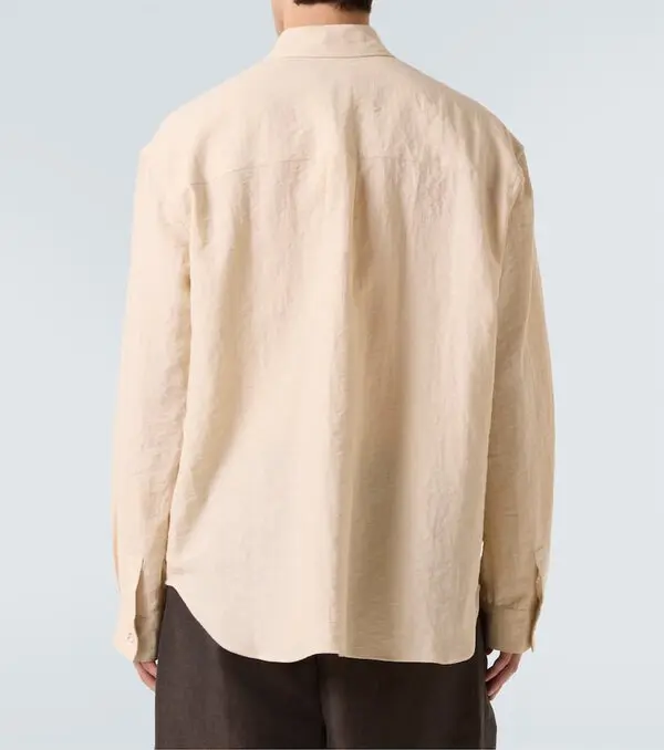 Commas Embroidered Shirt - Beige
