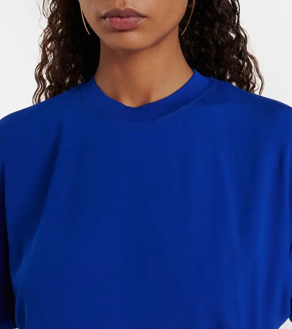 FERRAGAMO Draped Jersey T-shirt Dress