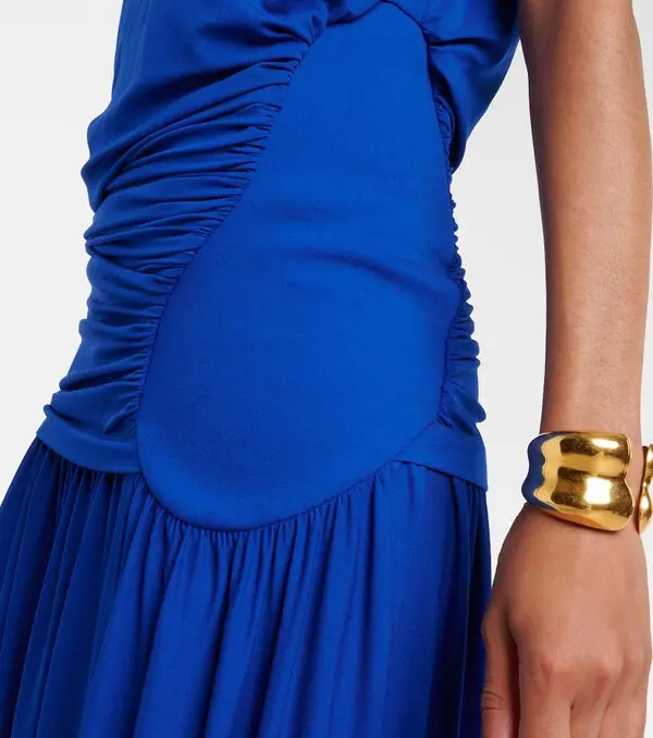 FERRAGAMO Draped Jersey T-shirt Dress