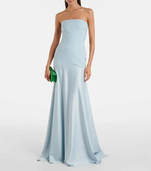 Solace London Alessandra Strapless Gown