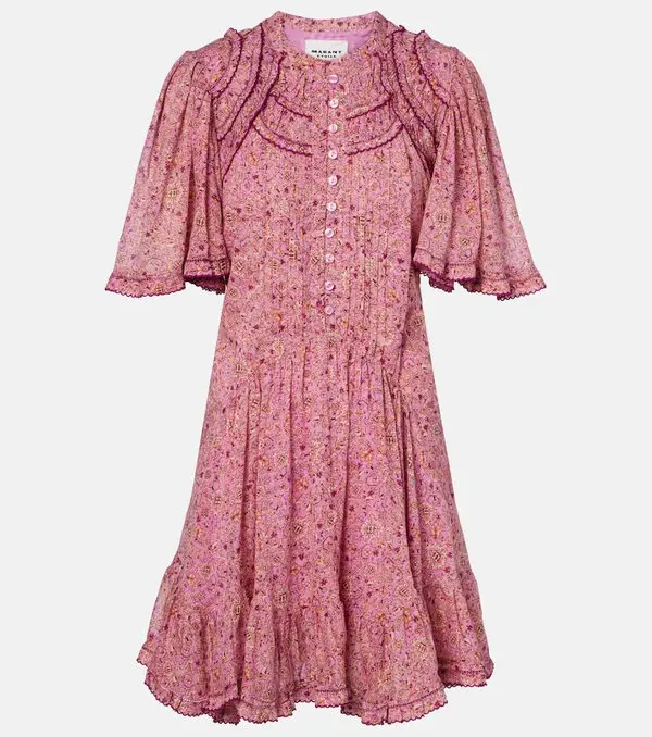 MARANT ETOILE Celyn Ruffled Mini Dress
