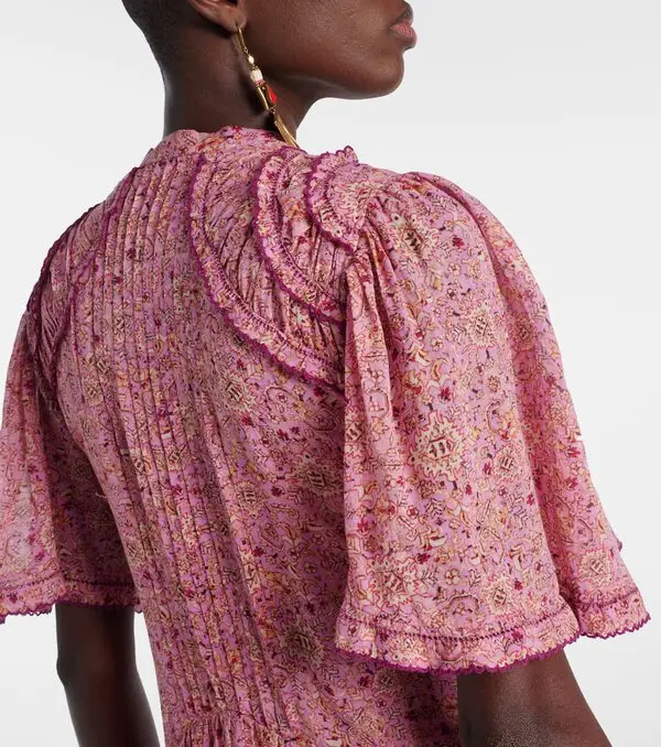MARANT ETOILE Celyn Ruffled Mini Dress