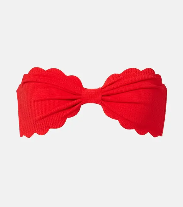 Marysia Antibes Bandeau Bikini Top - Red