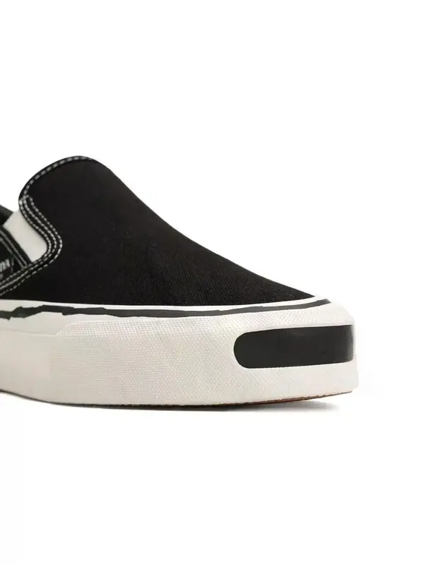 KAMIYA Cornell Vulcanized Slip-on Sneakers - Black