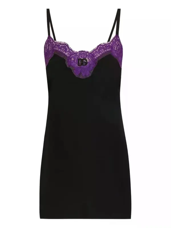 Dolce & Gabbana Crêpe De Chine Stretch Top - Black