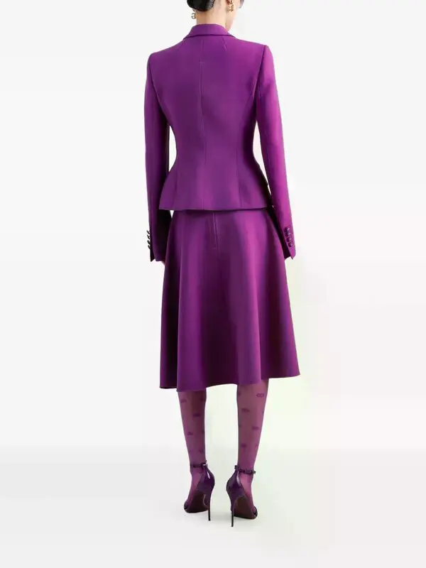 Dolce & Gabbana Wool Blazer - Purple