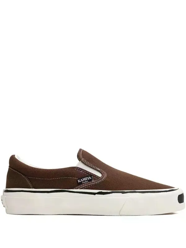 KAMIYA Cornell Slip-on Sneakers - Brown