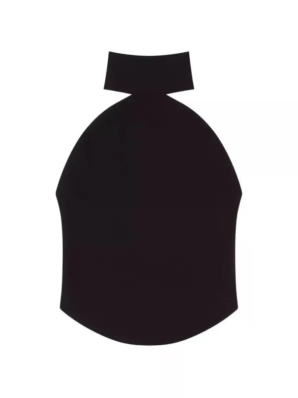 COURREGES Sleeveless Top - Black