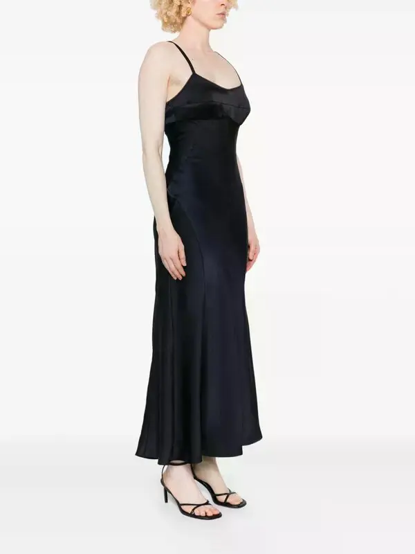 Sandro Satin Midi Dress
