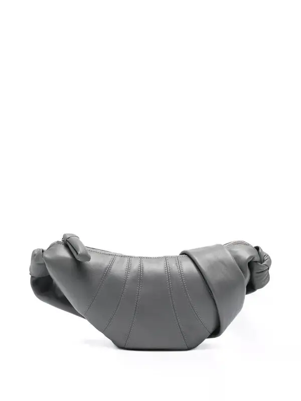 LEMAIRE Croissant Knotted Lambskin Shoulder Bag