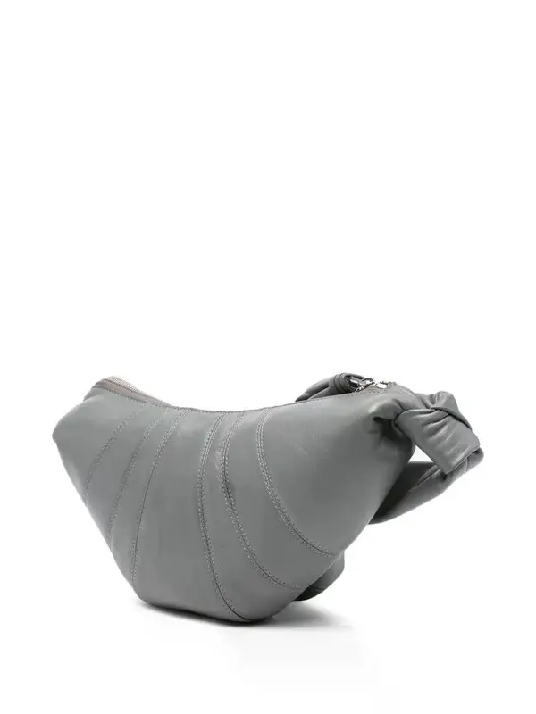 LEMAIRE Croissant Knotted Lambskin Shoulder Bag