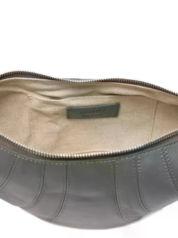 LEMAIRE Croissant Knotted Lambskin Shoulder Bag