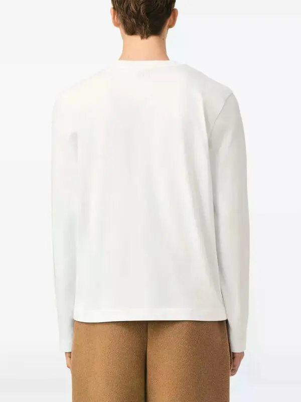 AMI Paris De Coeur Long-sleeve T-shirt - White