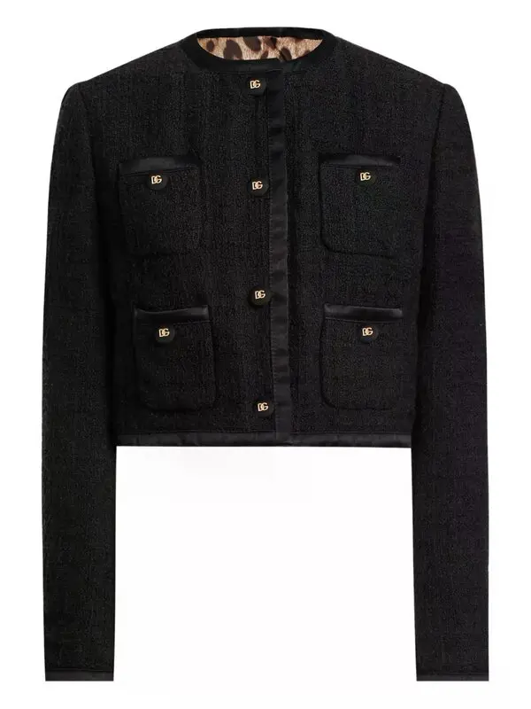 Dolce & Gabbana Tweed Jacket - Black