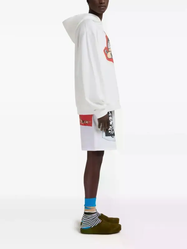 Marni Graphic-print Hoodie - White