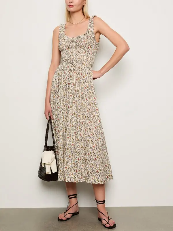 DÔEN Emmaretta Midi Dress - Jardin Du Château