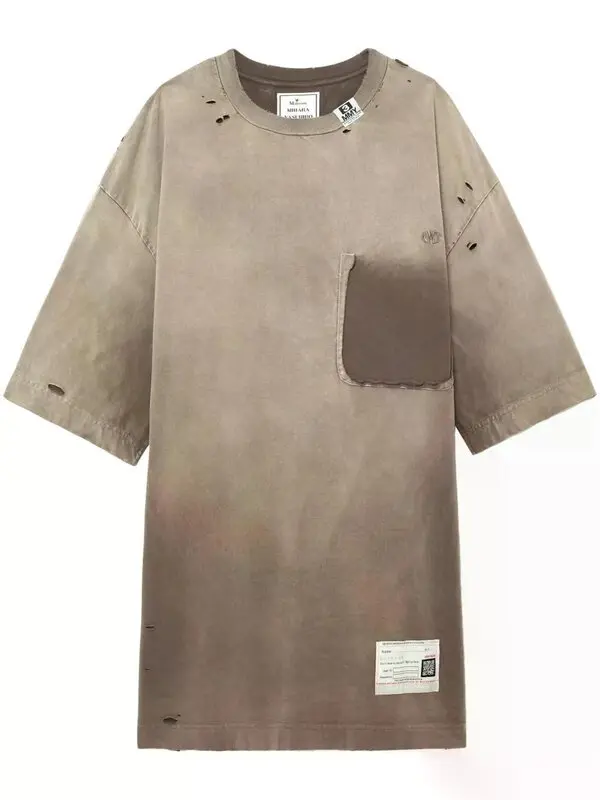 Mihara Yasuhiro Distressed-effect T-shirt