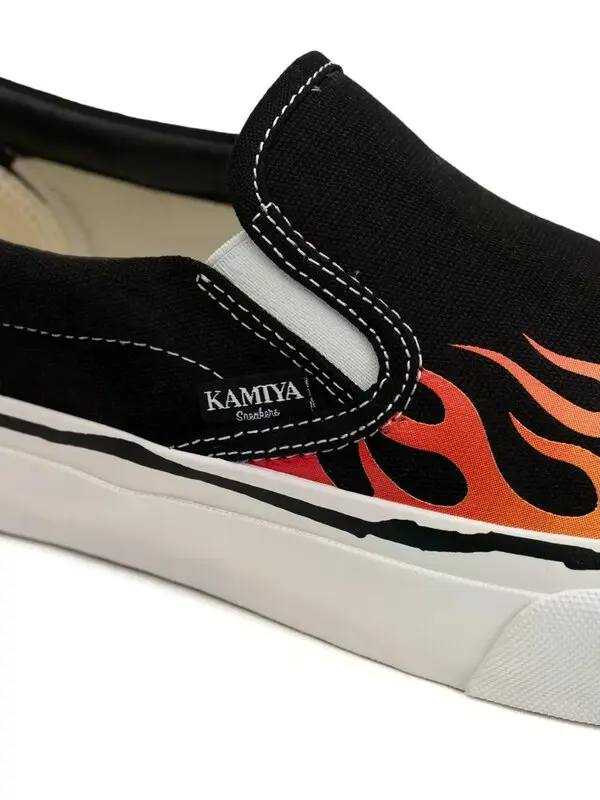 KAMIYA Cornell Slip-on Sneakers - Black