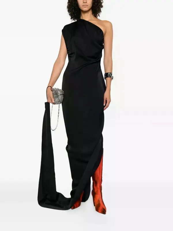 vivienne westwood black dress Masaba Black Embroidered Kaftan M
