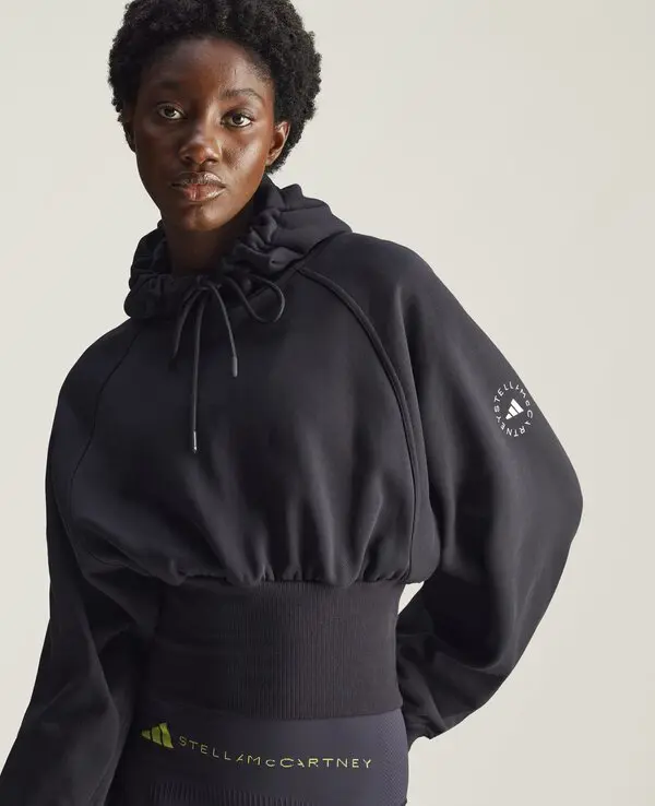 Stella McCartney Logo Cropped Hoodie