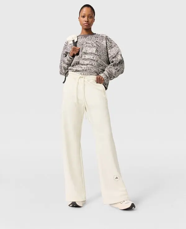 Stella McCartney Logo Straight-leg Joggers - Beige