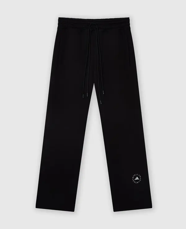 Stella McCartney Logo Straight-leg Joggers - Black