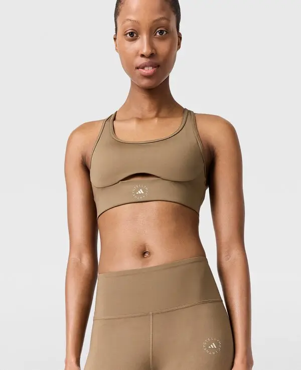 Stella McCartney Truestrength Yoga Bra - Brown