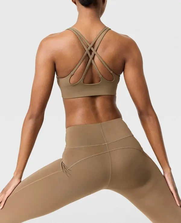 Stella McCartney Truestrength Yoga Bra - Brown